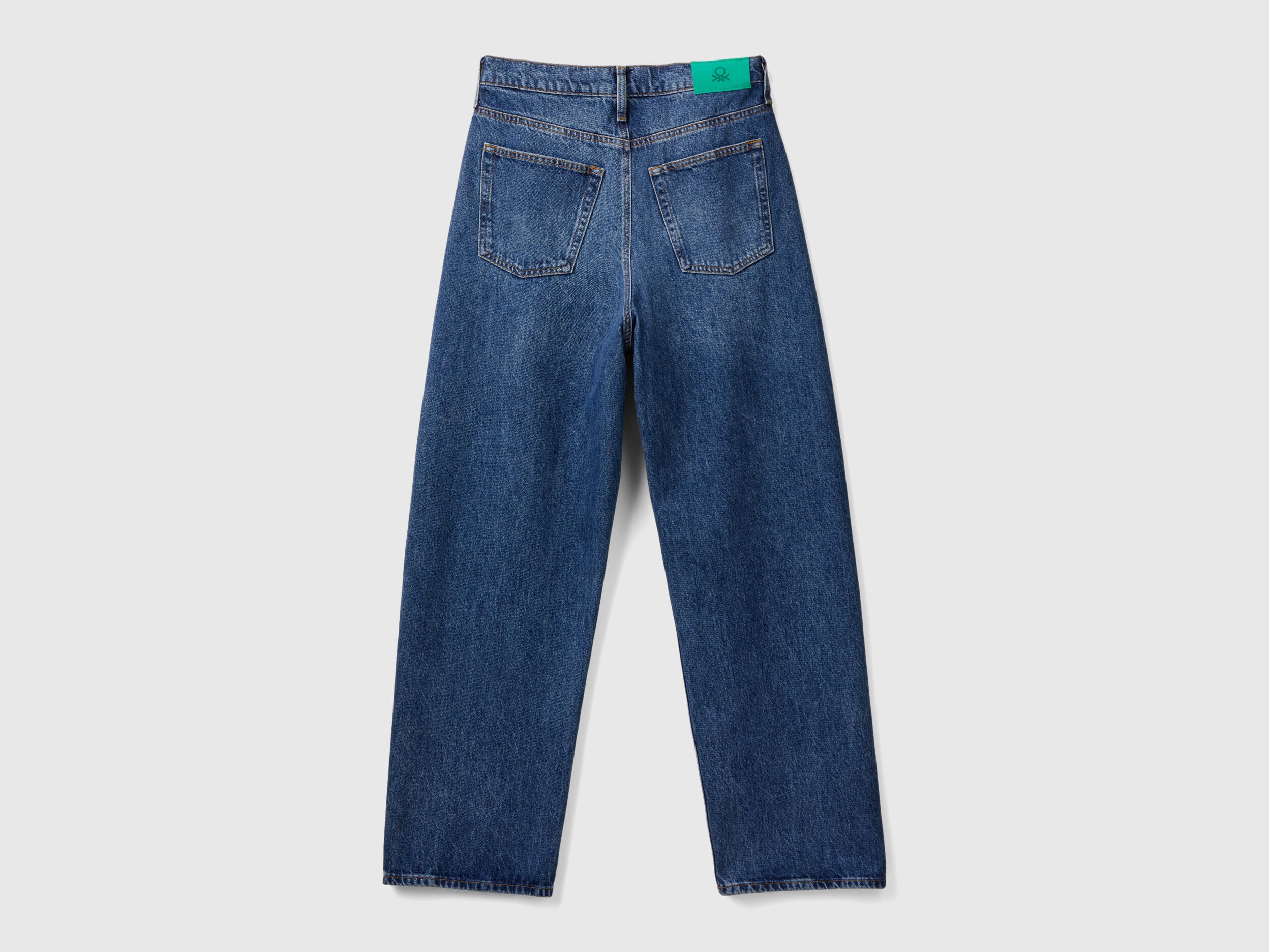 Oversized fit jeans - Blue | Benetton Oversized fit jeans - Blue | Benetton